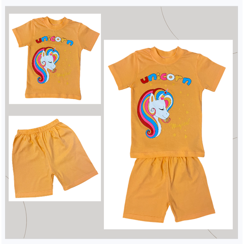 Комплект одежды Akzar Kids, размер 8, оранжевый