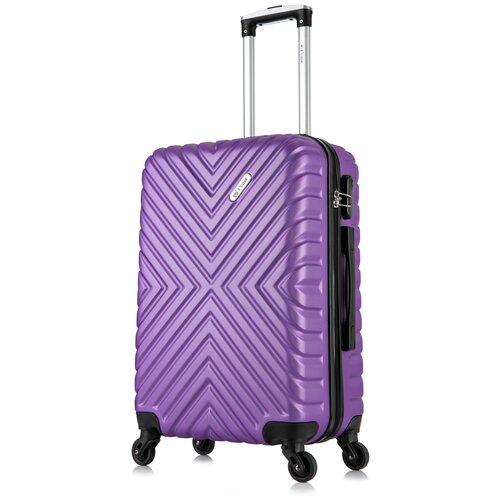Умный чемодан L'case New Delhi NEWD0201, 61 л, размер M, фиолетовый