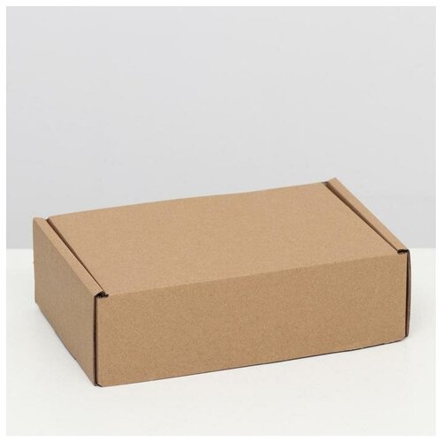 Коробка самосборная "Почтовая", бурая, 26 х 17 х 8 см