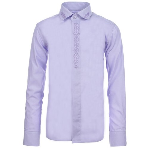 Школьная рубашка Imperator, размер 116-122, фиолетовый, лиловый