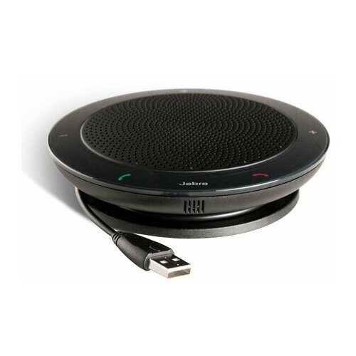 Спикерфон Jabra Speak 410 UC, 2 в 1 - для конференц связи, USB-кабель (USB-А), черный (7410-209)