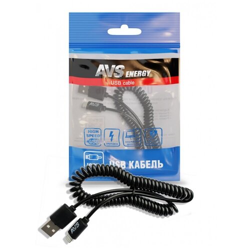USB кабель AVS для iphone 5(2м, витой) IP-52