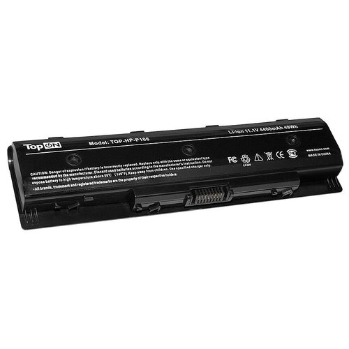 Аккумуляторная батарея TopON для ноутбука HP Pavilion 17-e130ez 11.1V (4400mAh)