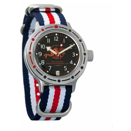 Наручные часы Восток Амфибия механические с автоподзаводом Амфибия 420380 tricolor5, мультиколор