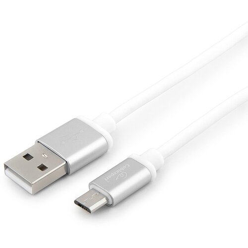 Кабель Cablexpert USB - microUSB (CC-S-mUSB01W-1.8M), 1.8 м, белый