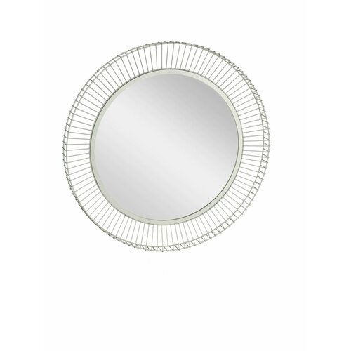 425024 Зеркало декоративное интерьерное EGLO MASINLOC, B50, Ø730, сталь, зеркало, серебристый