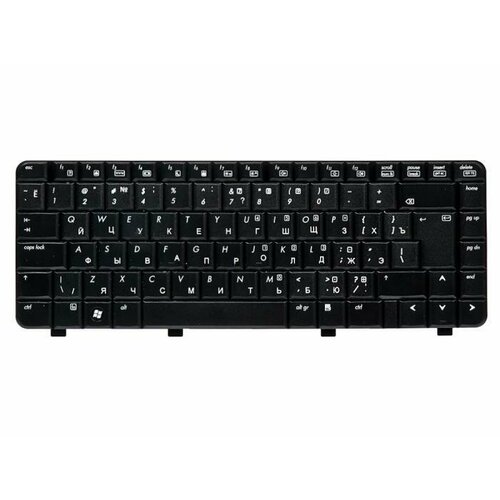 Клавиатура 455264-251 для ноутбука HP Compaq 500, 540, 550, 6520, 6520s, 6720, 6720s, с гравировкой