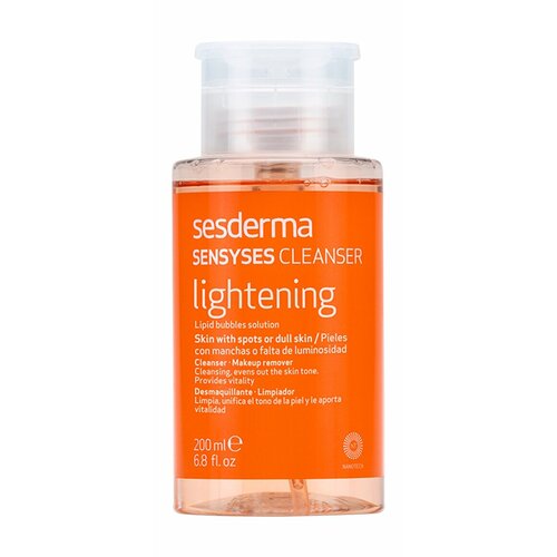 Лосьон для снятия макияжа для пигментированной и тусклой кожи Sesderma Sensyses Cleanser Lightening /200 мл/гр.
