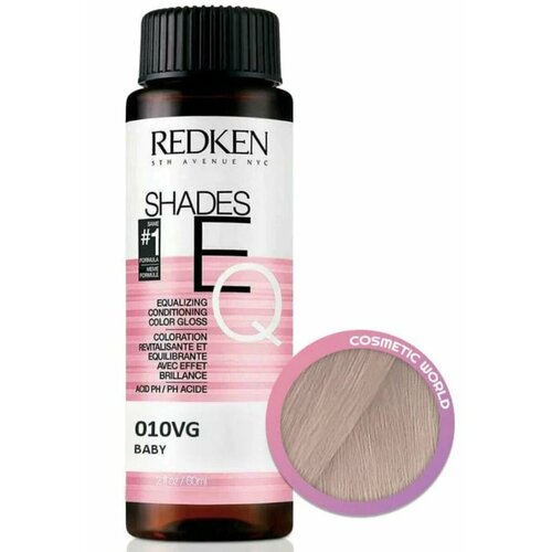 Redken Shades EQ 10VG Baby - Краска-блеск без аммиака для тонирования 60 мл