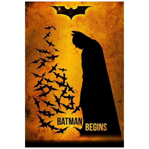 Плакат, постер на бумаге Batman-Dark Knight/Бетмен-Темный Рыцарь. Размер 21 х 30 см