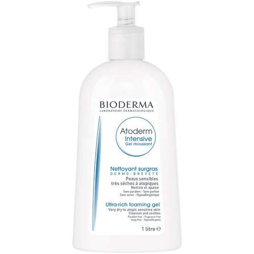 Гель-мусс для душа Bioderma Atoderm intensive, 500 мл