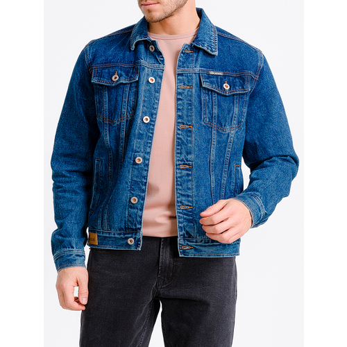 Джинсовая куртка MkJeans, размер 44, синий
