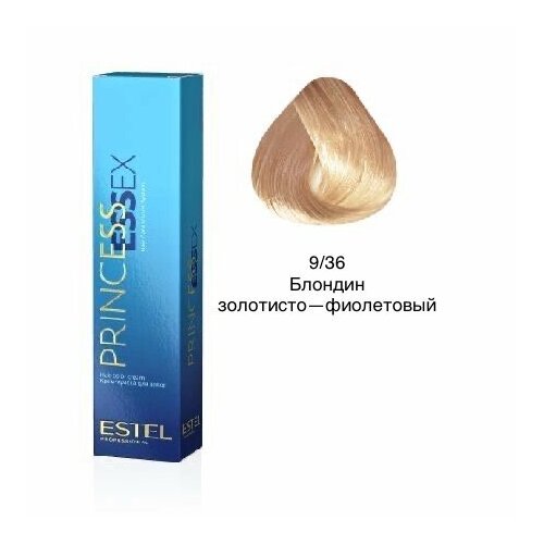 9/36 Краска для волос PRINCESS ESSEX Блондин золотисто-фиолетовый, 60мл