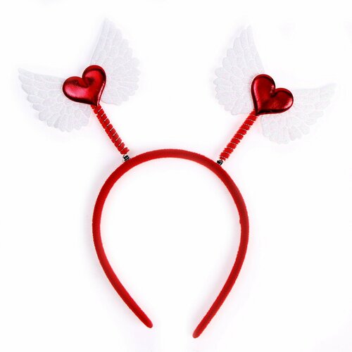 Ободок карнавальный "Ангельское сердце"