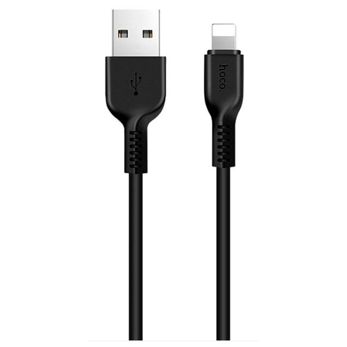 USB дата кабель Lightning, HOCO, X20, 1м, черный