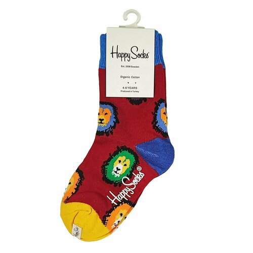 Носки Happy Socks размер 28/31, красный