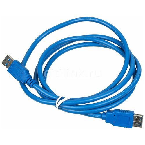 Кабель USB Behpex USB3.0 USB A(m) - USB A(f), 1.5м, blue