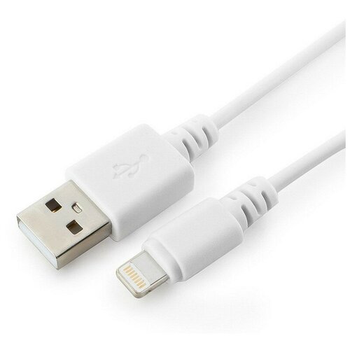 Кабель Cablexpert CC-USB-AP2MWP, Lightning - USB, 1 м, белый
