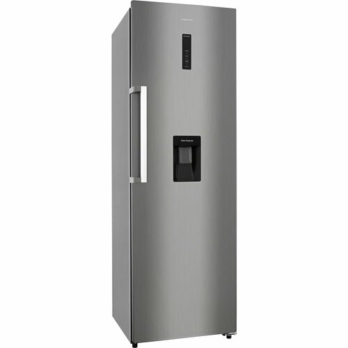 Холодильник HIBERG i-RF 40D S, однокамерный, инвертор, No Frost, общий объем 384 л, диспенсер для воды, зона свежести, высота 185 см, серебристый