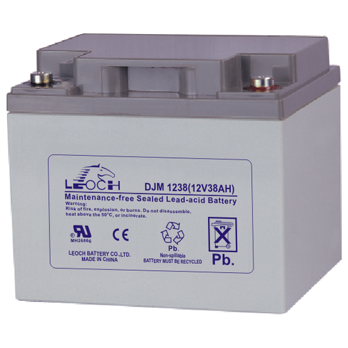 Свинцово-кислотный аккумулятор LEOCH DJM1238 (12 В, 38 Ач)