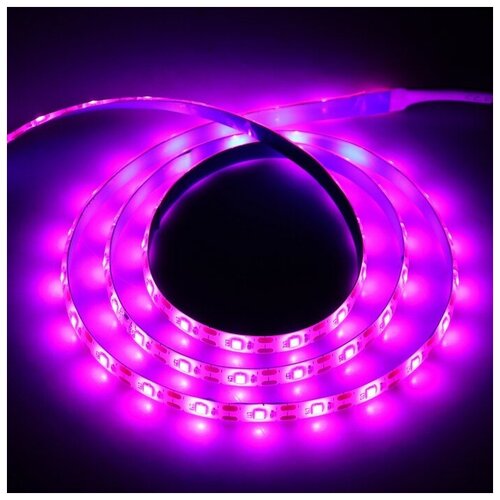 Фитолента светодиодная Luazon, 5 В, SMD5050, 1 м, IP65, 6.2 Вт, 60 LED/м, дим, USB 7013630