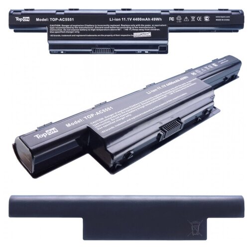 Аккумулятор для Acer Aspire 5742Z 11.1V 4400mAh 48Wh TopON