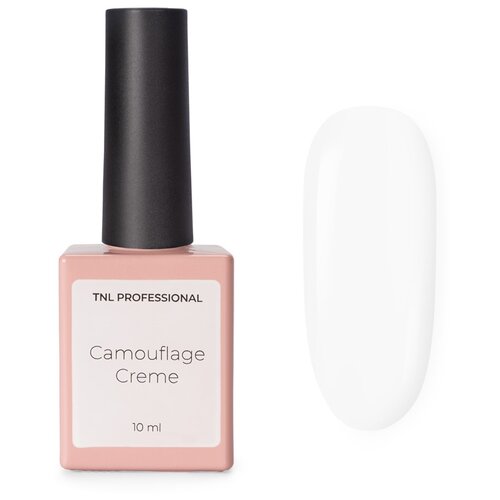 TNL Professional гель-лак для ногтей Camouflage Creme, 10 мл, №01 молочный пломбир