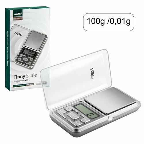 Электронные карманные ювелирные весы S-6 JBH 100г/0.01г