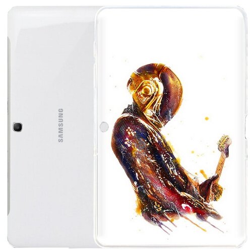 Чехол задняя-панель-накладка-бампер MyPads космо-музыкант для Samsung Galaxy Tab 3 10.1 GT-P5200/P5210/P5220 противоударный