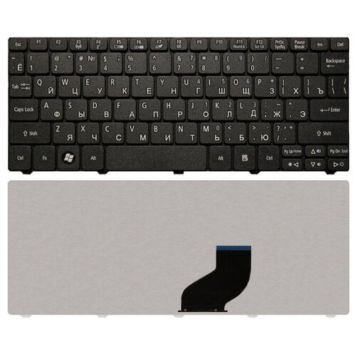 Клавиатура для ноутбука ACER Aspire One D270 черная