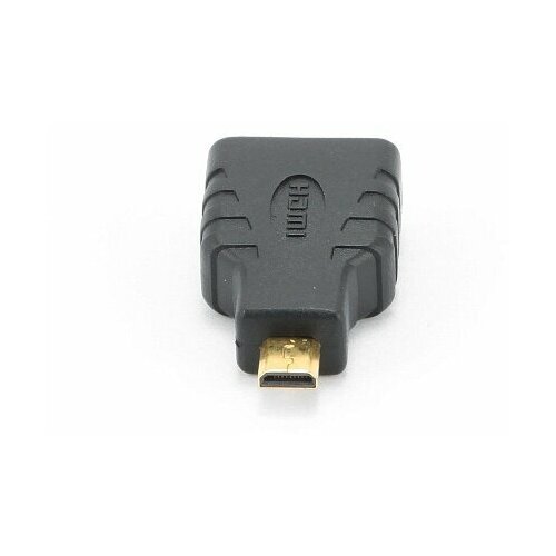 Адаптер HDMI-microHDMI Cablexpert A-HDMI-FD, 19F/19M, золотые разъемы, пакет