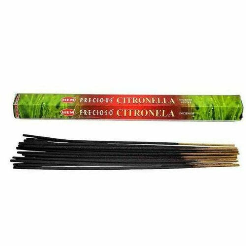 Hem Incense Sticks CITRONELLA (Precious) (Благовония цитронелла, Хем), уп. 20 палочек.