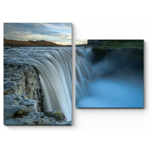 Модульная картина Неземная красота водопада 40x30