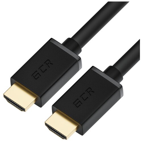 Кабель GCR HDMI - HDMI (GCR), 1 м, 1 шт., черный