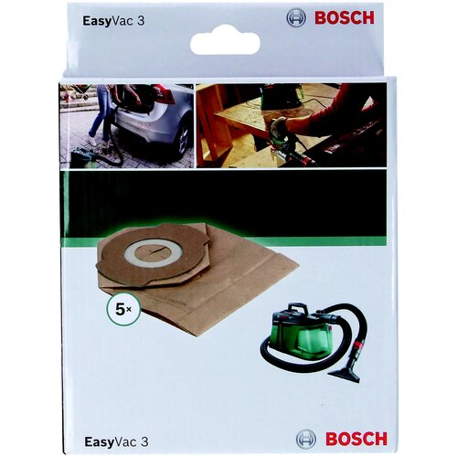 BOSCH Бумажные пылесборники для EasyVac 3, 5 шт.