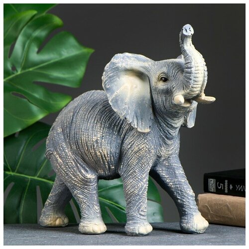 Хорошие сувениры Фигура "Слон" серый, 28х29х15см