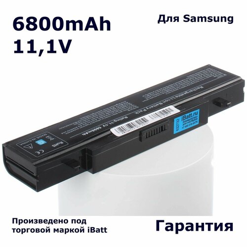 Аккумулятор iBatt 6800mAh, для 300V5A-S08 305V5Z 355V5C-S0A NP270E5E-X02 R590-JS01 RF710-S04 300E7A-S08 300E7A-S0B 350E7X