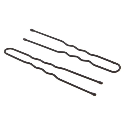 Шпильки для волос «Классик» (набор 40 шт) 6 см, чёрный