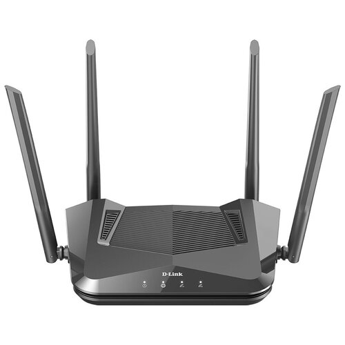 D-Link DIR-X1530/RU/A1A, AX1500 Wi-Fi 6 Router, 1000Base-T WAN, 3x1000Base-T LAN, 4x5dBi external antennas