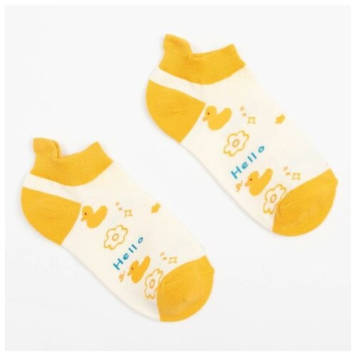 Носки Minaku, размер 36-41, желтый