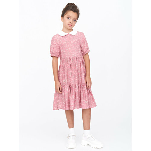 Школьное платье Prime Baby, размер 122-128, розовый