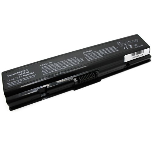 Аккумулятор для Toshiba A200 A300 L500 (11.1V 4400mAh) p/n: PA3534U, PA3535U, PA3533U-1BRS