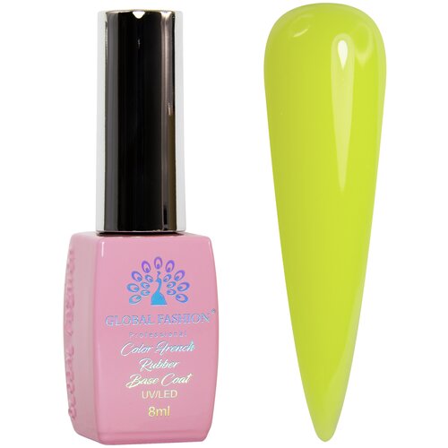 Global Fashion Базовое покрытие Color French Rubber Base Coat, 22, 8 мл