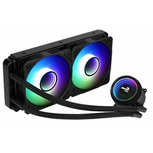 Комплект водяного охлаждения Aerocool Mirage L240 (универсальный, 400W, 26.8 (макс) dB, 600-2000 rpm, 2x120мм, 4 pin, RG