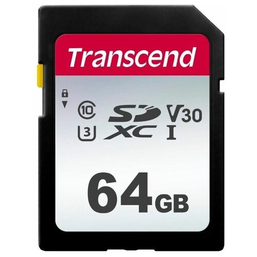 Transcend SDXC 64 Gb UHS-I Class U3 V30, 1шт