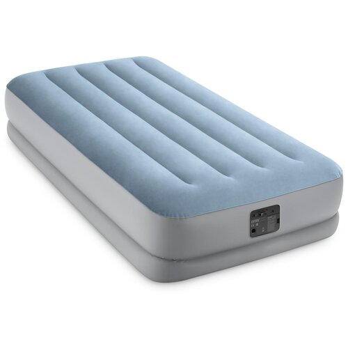 Надувная кровать Intex Raised Comfort 64166, 191х99 см, серый