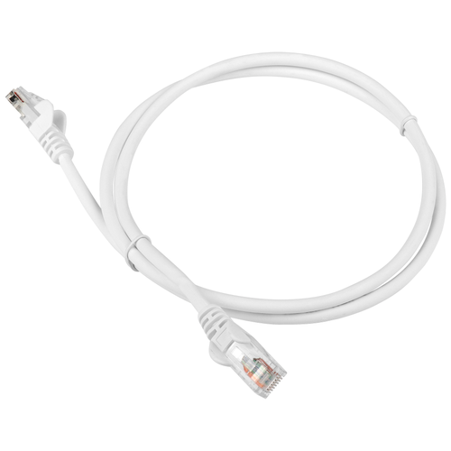 Патч-корд Lanmaster LAN-PC45 RJ-45 (m) - RJ-45 (m) CAT5e U/UTP, 2 м, 1 шт., белый