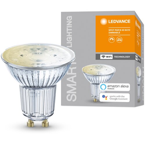 Лампа светодиодная LEDVANCE Smart+ WiFi SPOT Dimmable, GU10, 5 Вт, 2700 К