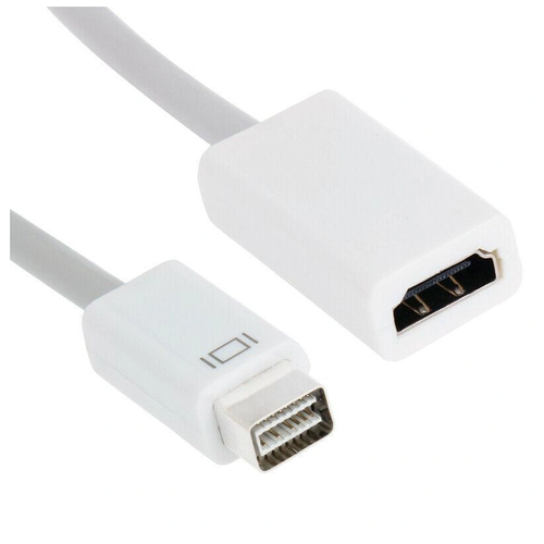 Переходник/адаптер MRM Mini DVI-M to HDMI-F (YR-MIDVI-1), 0.1 м, 1 шт., белый
