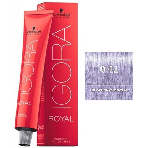 Schwarzkopf Professional Royal крем-краска, 0-11 антижелтый микстон, 60 мл